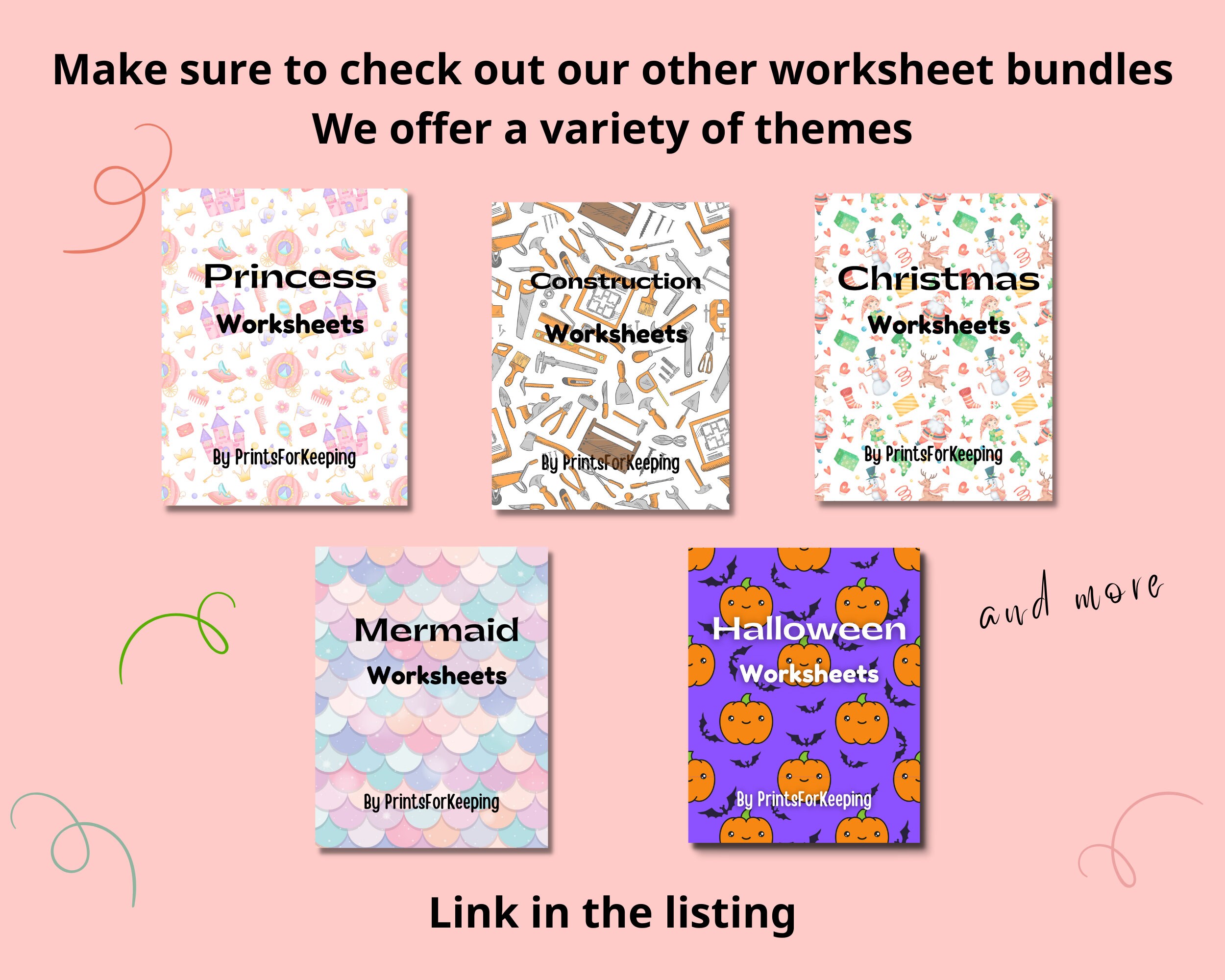 Worksheets for Kids Printable Workbook for Preschool Activity Book ...