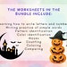 Halloween Preschool Worksheets Bundle Printable Homeschool Activities ...