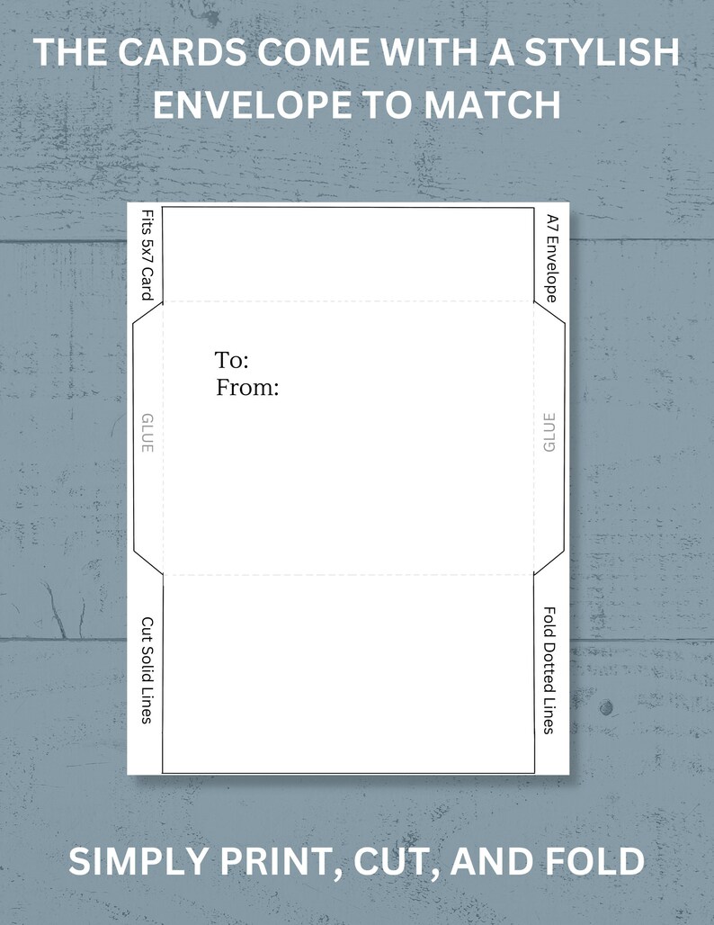 Greeting Card Printable Card for Any Occasion Card Printable Bundle of ...