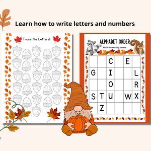 Worksheets Printable for Preschool Kids Gift for Teacher Preschool ...