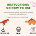 Dinosaur Worksheets for Preschool Activity Printable Dinosaur Bundle ...