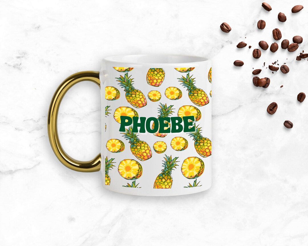 Personalized Name Mug Gift Name Cup Pretty Tea Mug Morning Fruit Mug ...