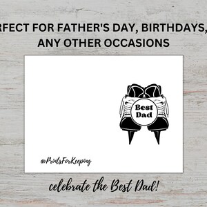 Father's Day Card for Hockey Dad Birthday Card Printable Envelope ...