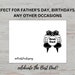 Father's Day Card for Hockey Dad Birthday Card Printable Envelope ...