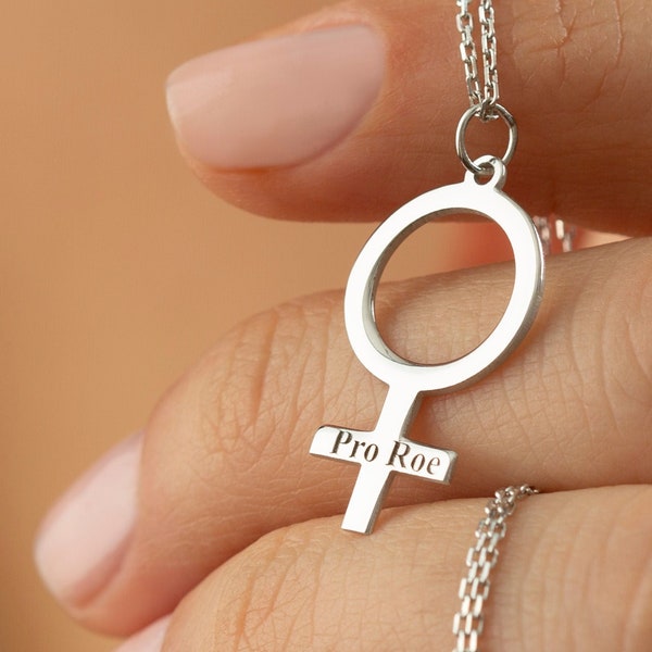 Female Sign Necklace - Etsy