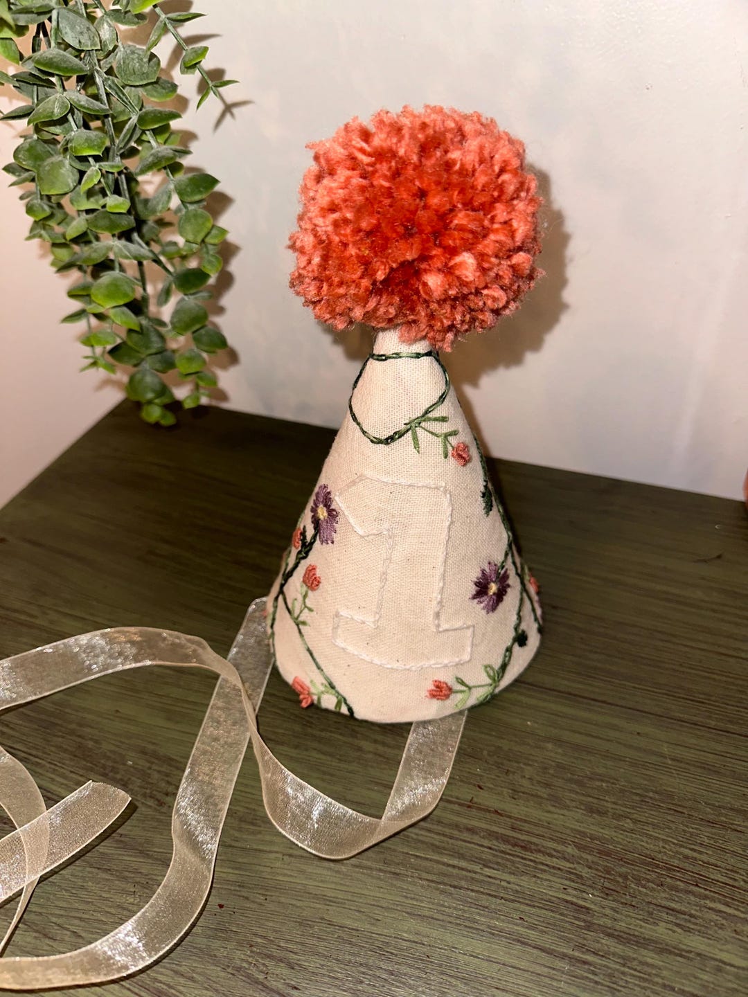 Personalized Embroidered Birthday Hat - Etsy