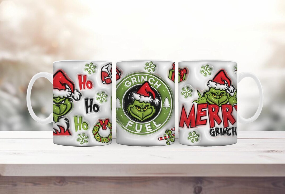 Coffee Mug Disney the Grinch Christmas Gift 3 - Etsy
