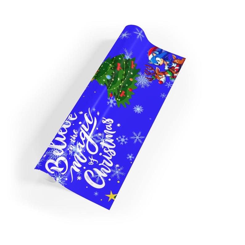 Sonic Gift Wrapping Paper Rolls, 1pc - Etsy