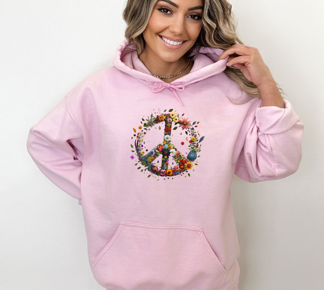 Peace Sweatshirt, Peace Sign Hoodie for Women, Peace Symbol, Gift for ...