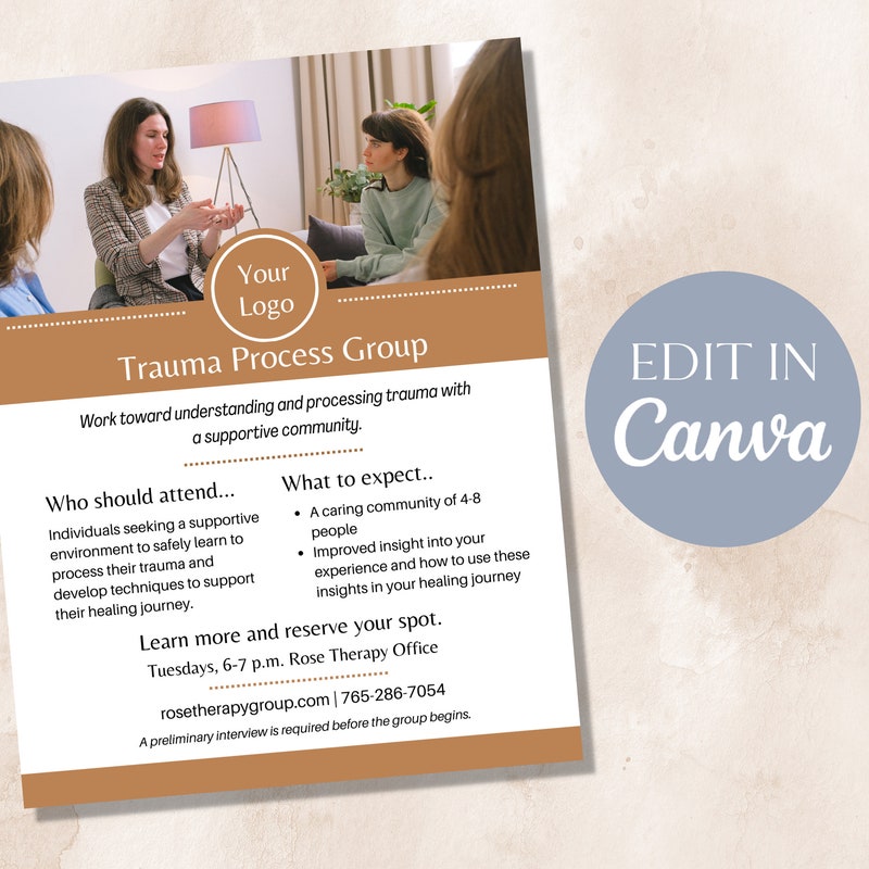 Flyers for Support Groups - Etsy