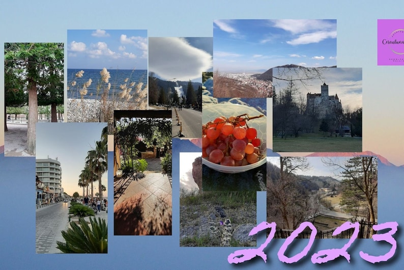 Wall Art Printable Digital Nature Scenes Calendar 2023 - Etsy