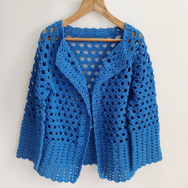 Crochet Cardigan - Etsy