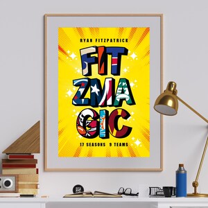Fitzmagic Ryan Fitzpatrick Inspired Print, Poster, Sport Art - Etsy