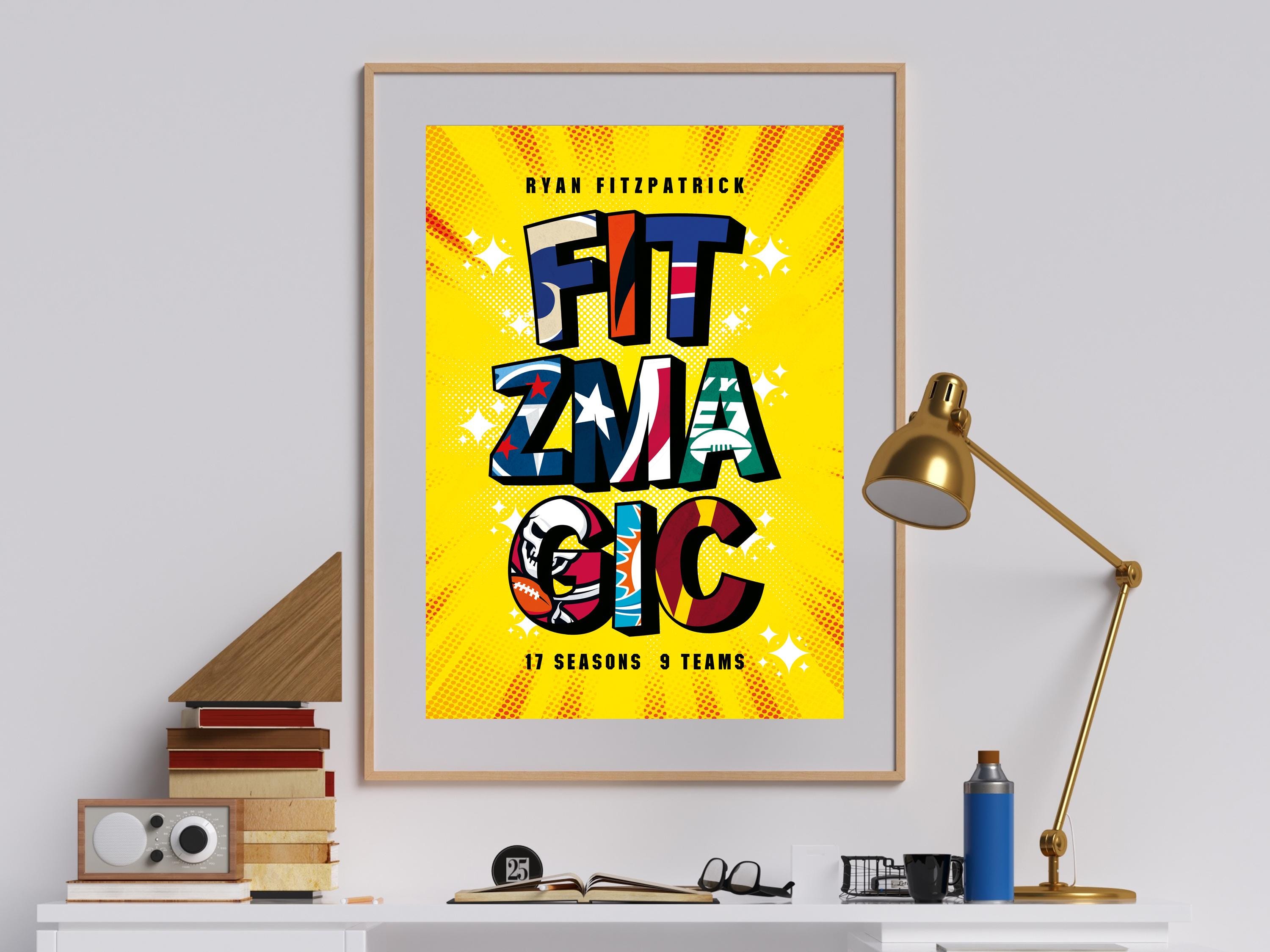 Fitzmagic Ryan Fitzpatrick Inspired Print, Poster, Sport Art - Etsy