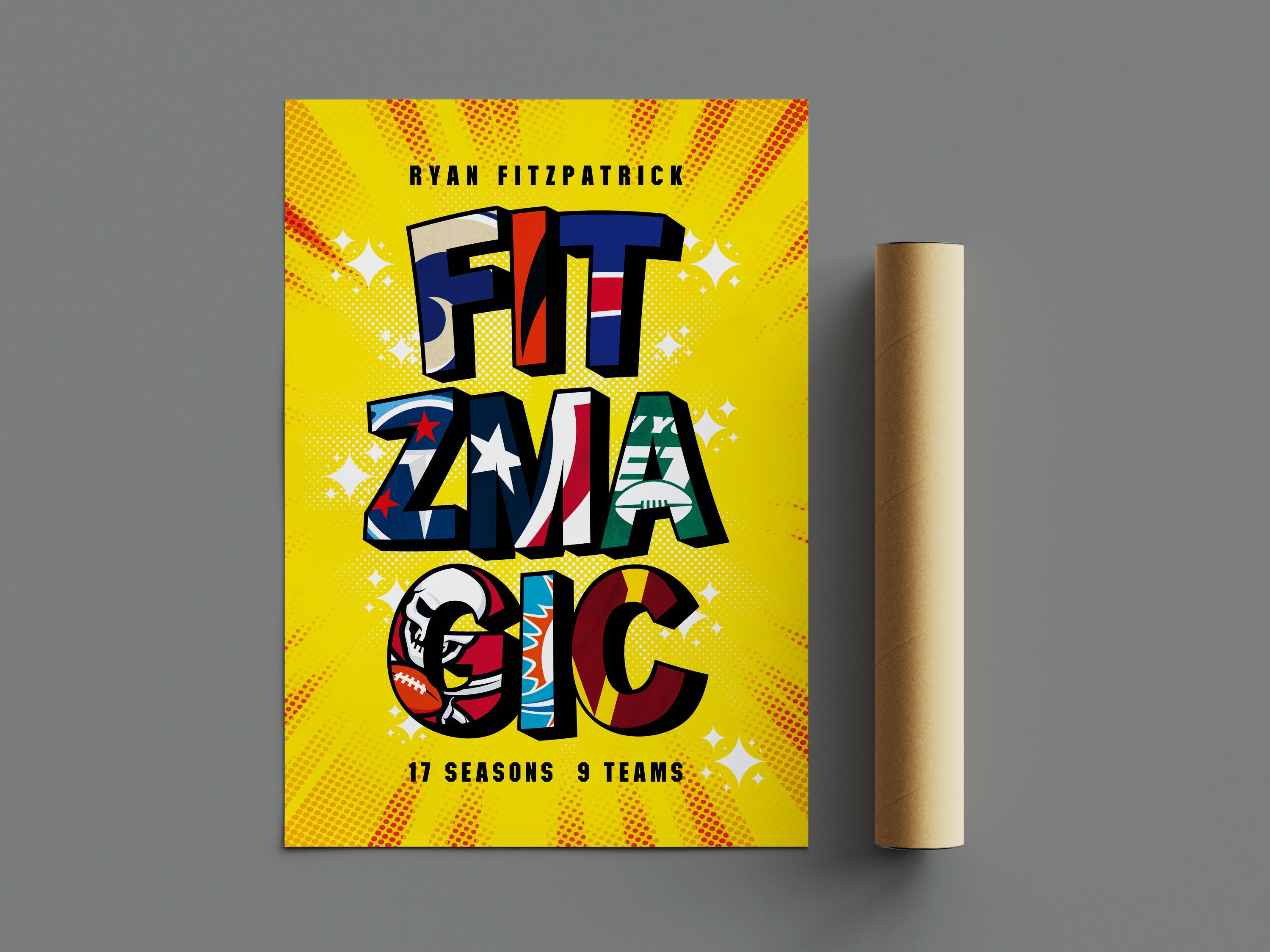 Fitzmagic Ryan Fitzpatrick Inspired Print, Poster, Sport Art - Etsy