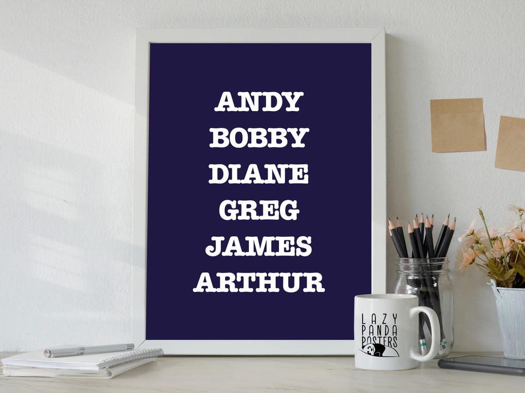 NYPD Blue Inspired Print, Poster, Minimal Tv Art - Etsy