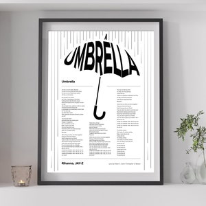 Rihanna Umbrella - Etsy