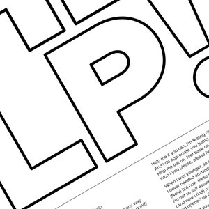 Beatles Help Inspired Print, Poster, Minimal Music Art - Etsy