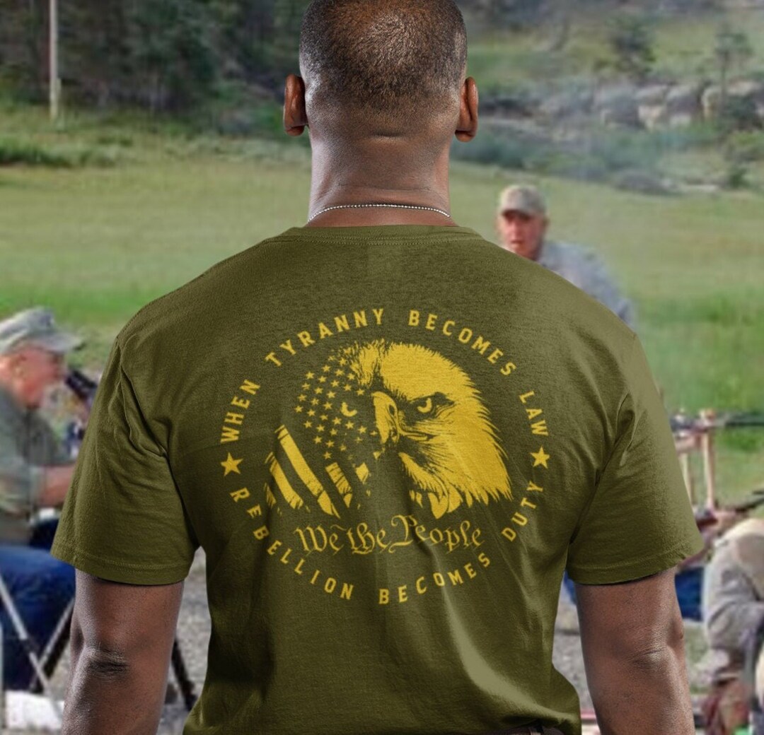 When Tyranny Becomes Law Military OD Green Unisex T-shirt for - Etsy