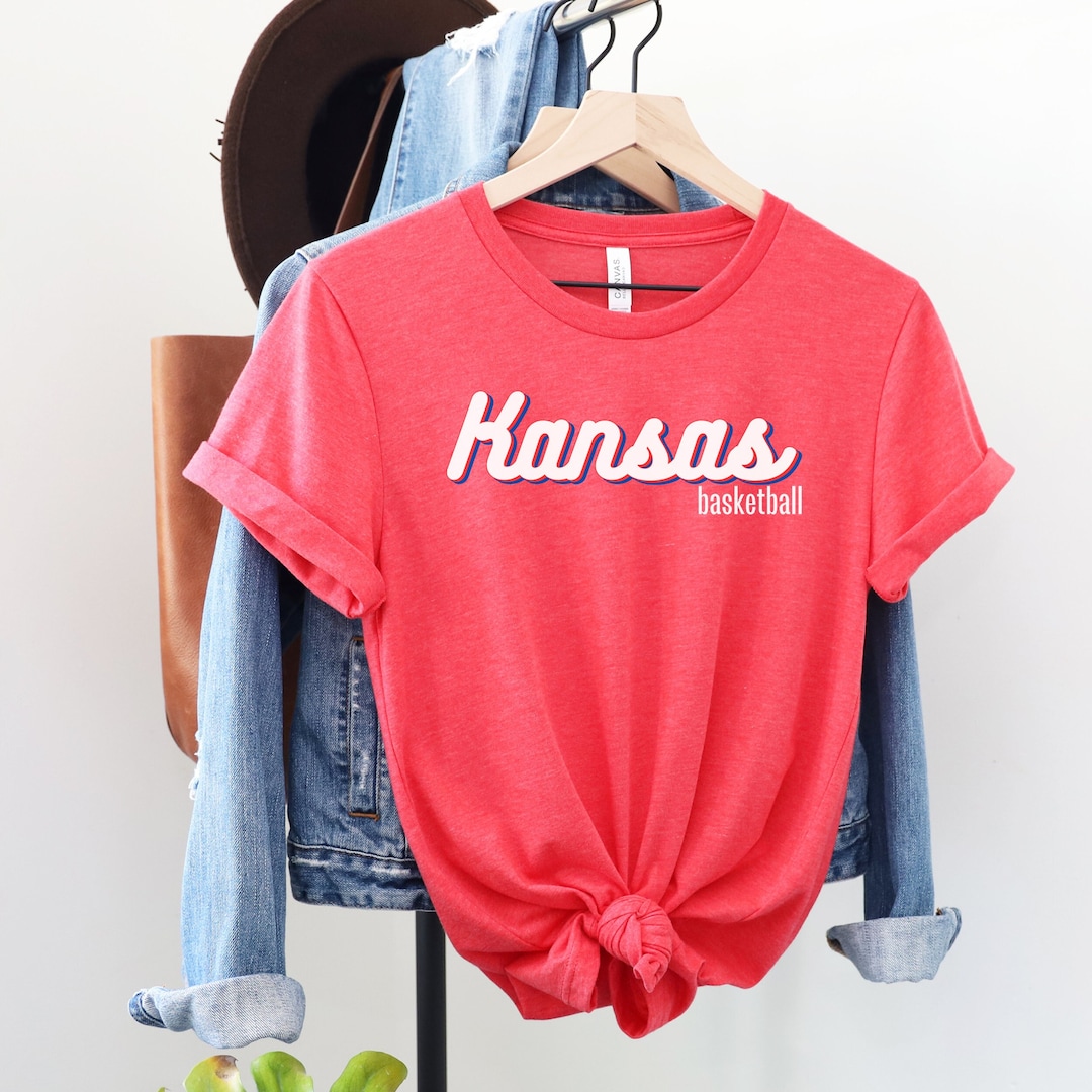 Kansas Basketball Shirt, KU Basketball, KU Jayhawk Apparel, Basketball ...