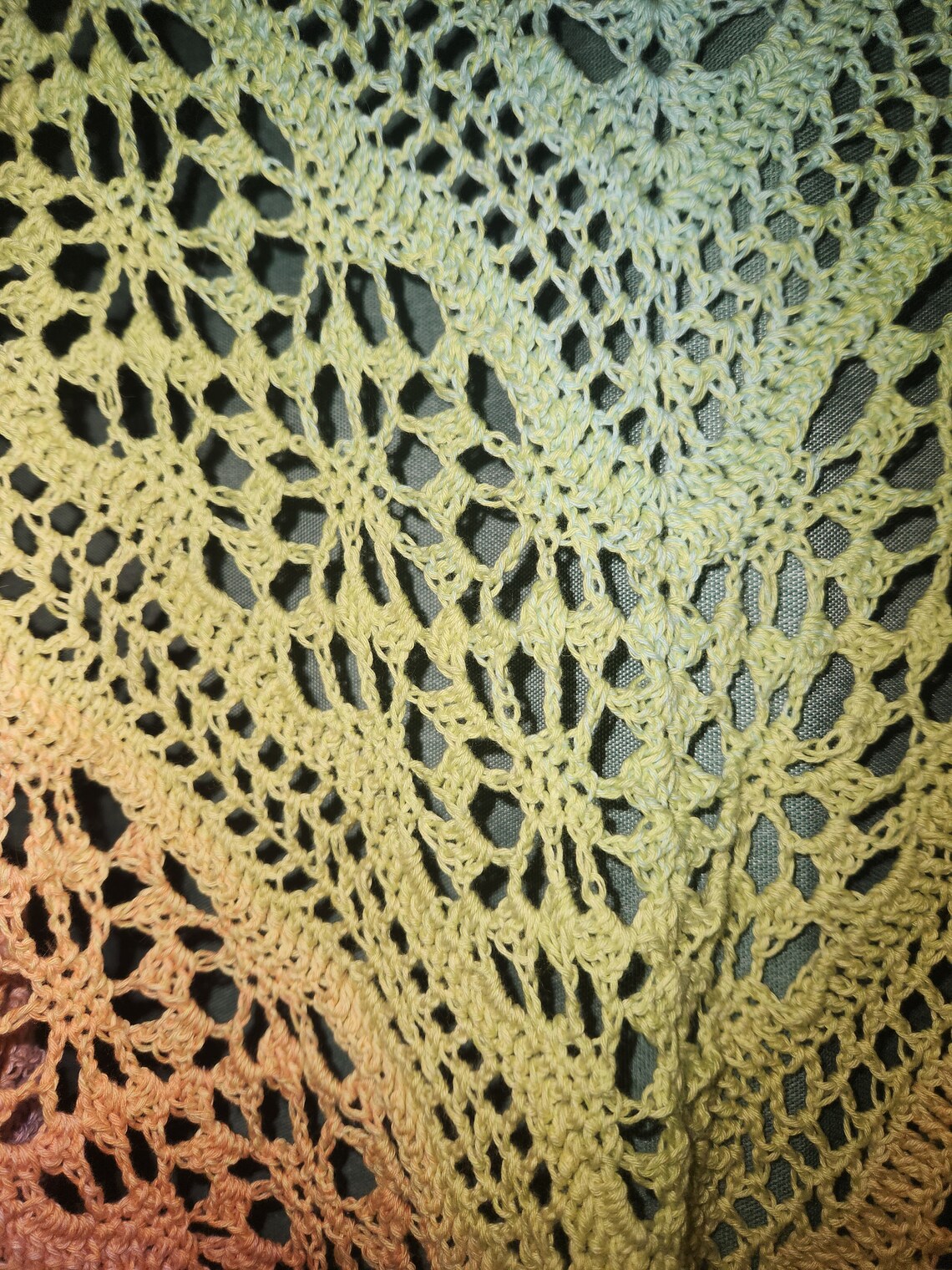 Rainbow Rainforest Retreat Shawl - Etsy