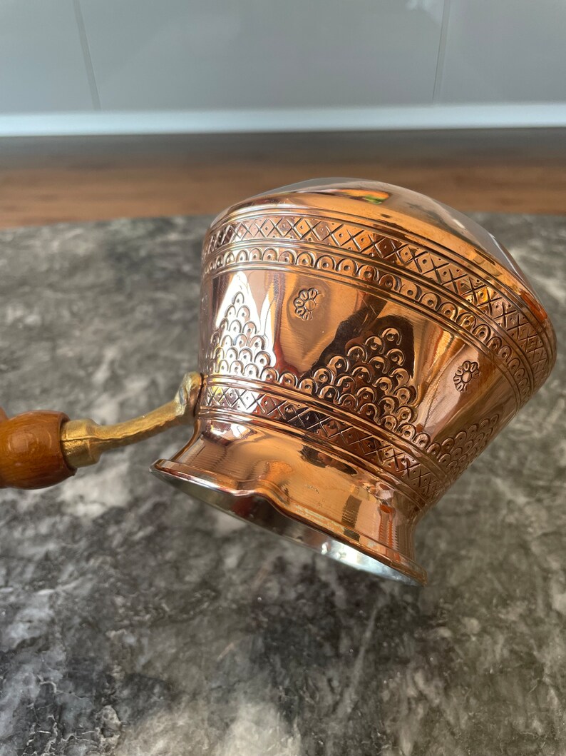 Copper Turkish Coffee Pot Set, Handmade Arabic Coffee Pot,anatolian ...