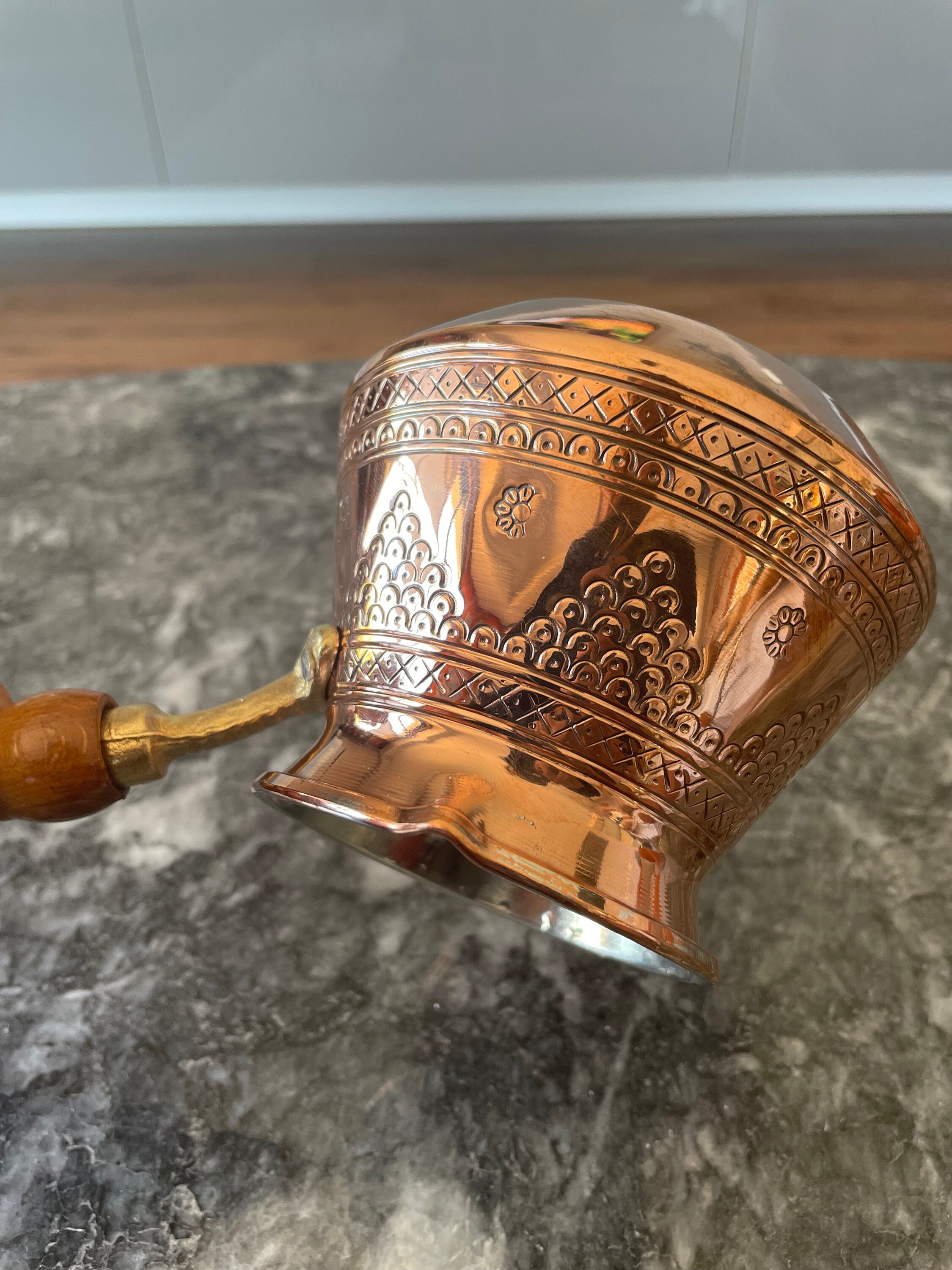 Copper Turkish Coffee Pot Set, Handmade Arabic Coffee Pot,anatolian ...