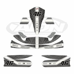 Tony Kart Graphics Kit for a OTK M4 Go Kart | Very Thick Decals - Etsy ...