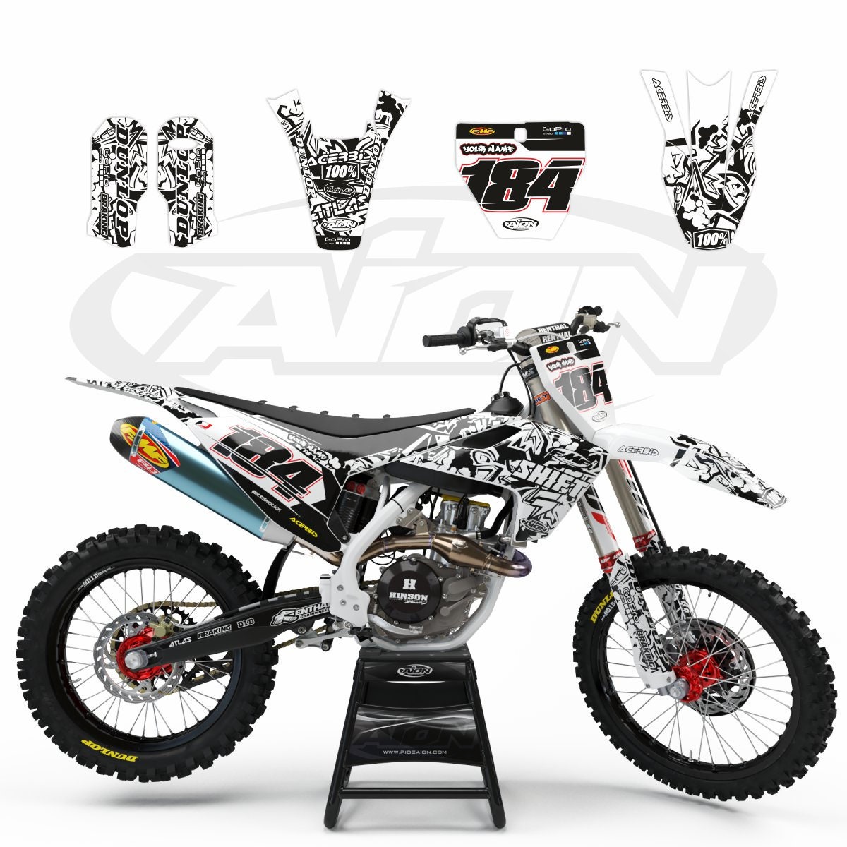 Husqvarna Graphics Kit for a 2016-2018 Tc Fc Tx Fx Models | Very Thick ...