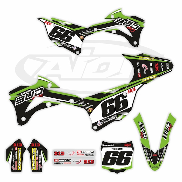Kawasaki Decal Kit - Etsy