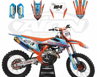 KTM Graphics Kit for a 2020-2021 Exc Excf Xcw Xcfw Models Very Thick ...