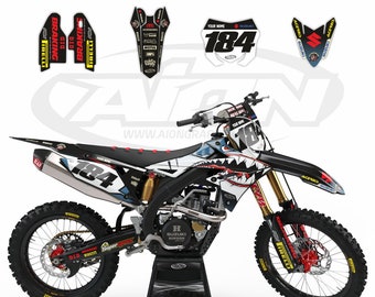 Suzuki Graphics Kit for a 2005-2006 RMZ 450 Models Very Thick Decals - Etsy