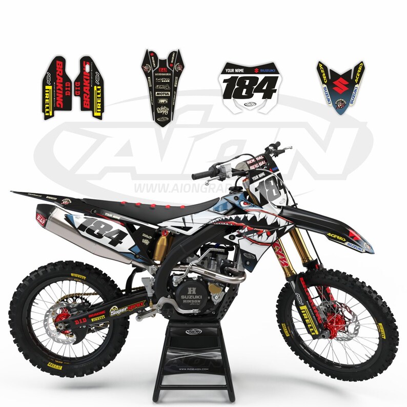 Suzuki Graphics Kit for a 2018-2020 RMZ 250-450 Models | Very Thick ...