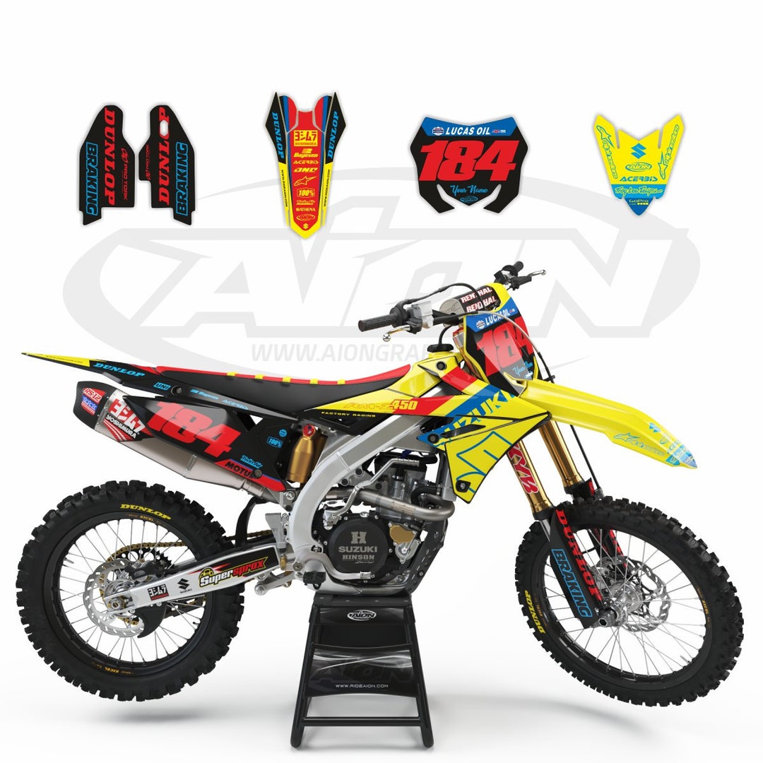 Suzuki Graphics Kit for a 2018-2020 RMZ 250-450 Models | Very Thick ...