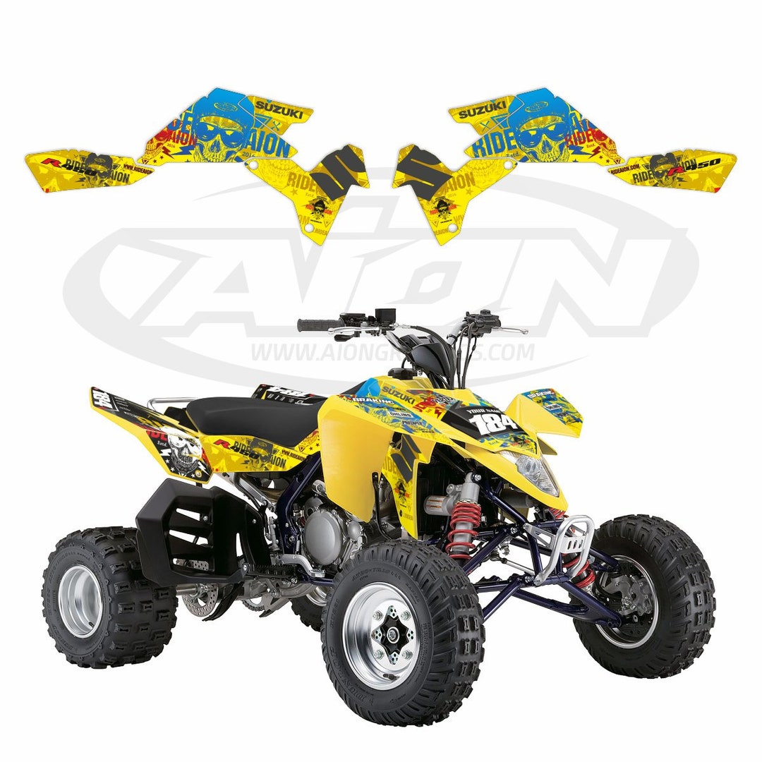 Suzuki Graphics Kit for a LTR 450 R Quad Bike | Very Thick Decals - Etsy