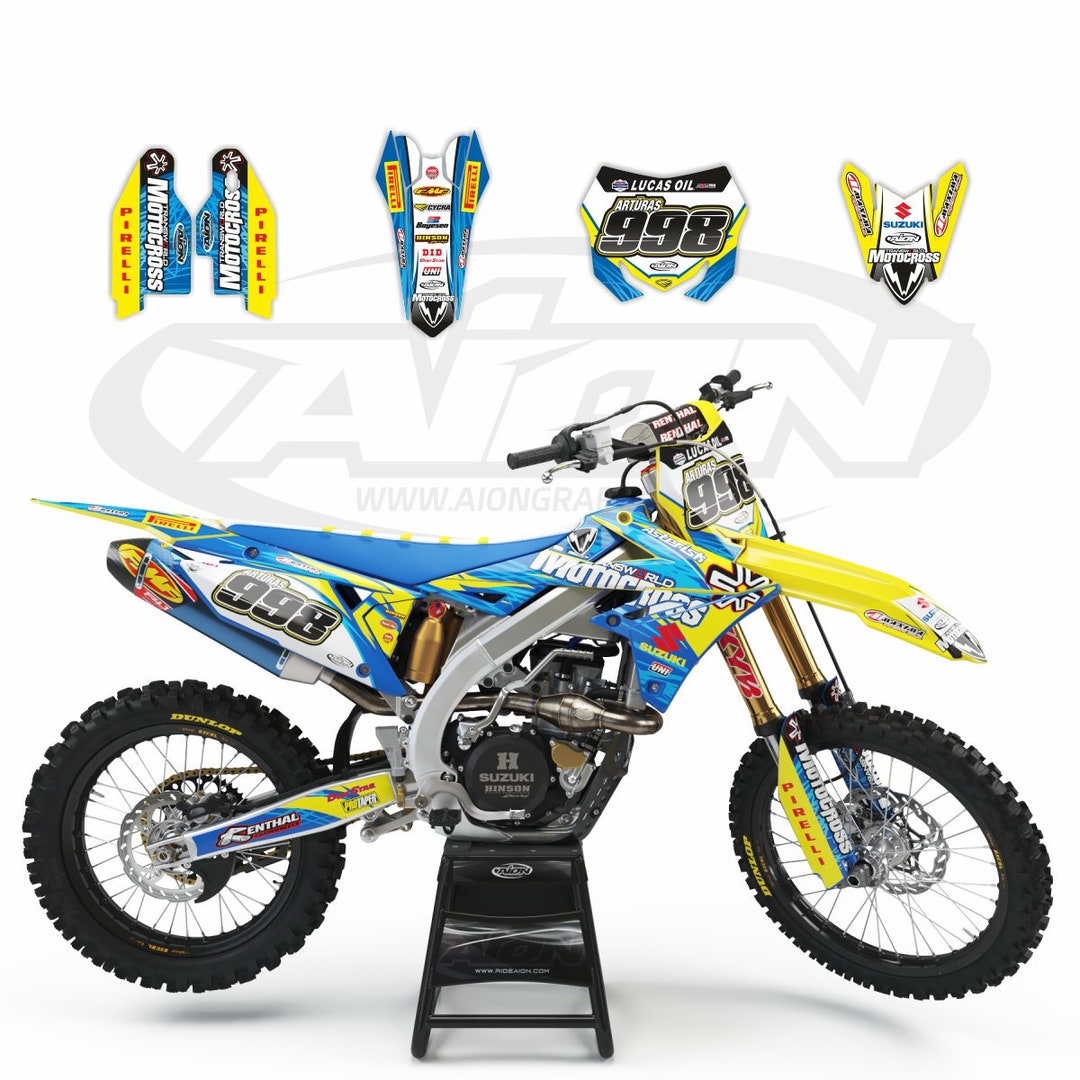 Suzuki Graphics Kit for a 2018-2020 RMZ 250-450 Models | Very Thick ...