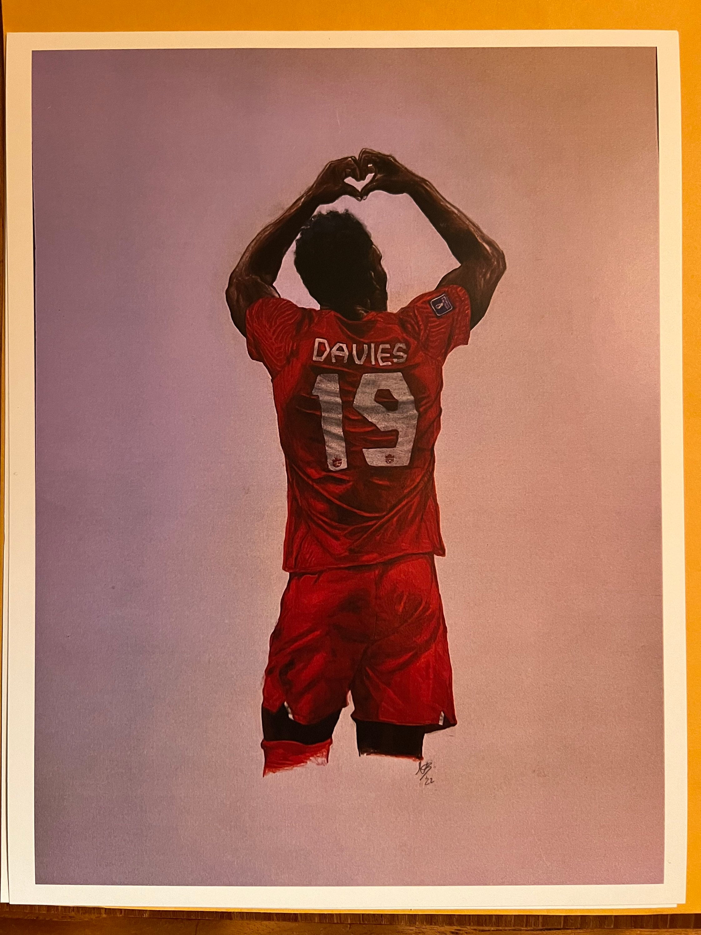 Limited Edition Alphonso Davies World Cup Prints - Etsy Canada