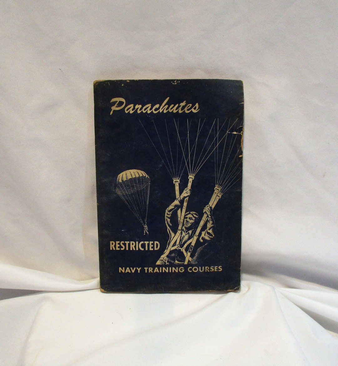 1944 Parachutes, US Navy Training Course Book, Aviation and Airplane ...