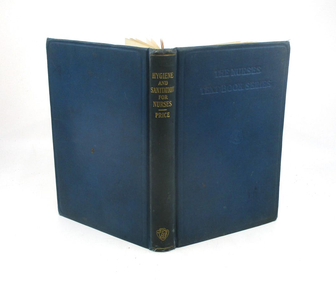 1922 Hygiene and Sanitation Textbook for Nurses: Antique Medical Book ...
