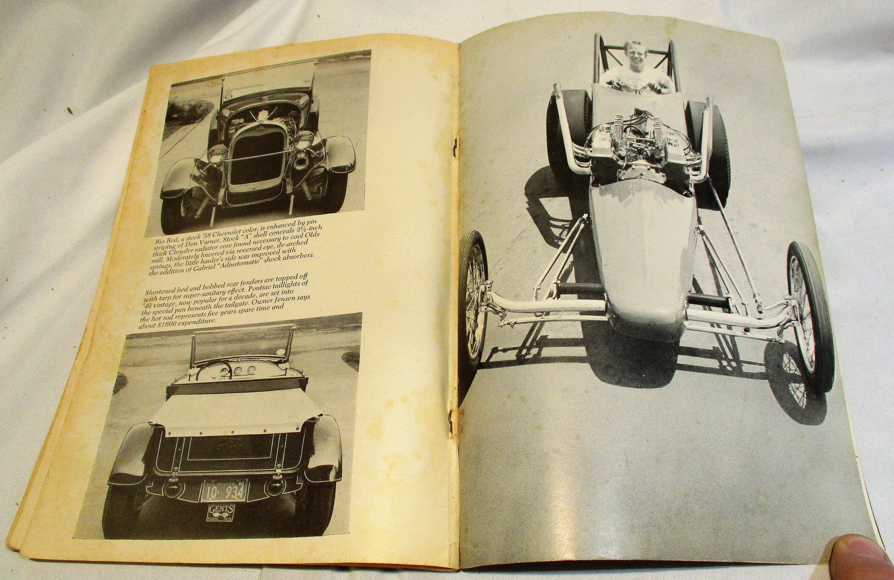 1960 Hot Rod Handbook, Vintage Mid Century Car Rat Rod Retro Petroliana ...
