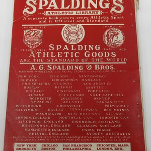 1925 the Art of Fencing, Spalding Red Cover Athletic Handbook Series ...
