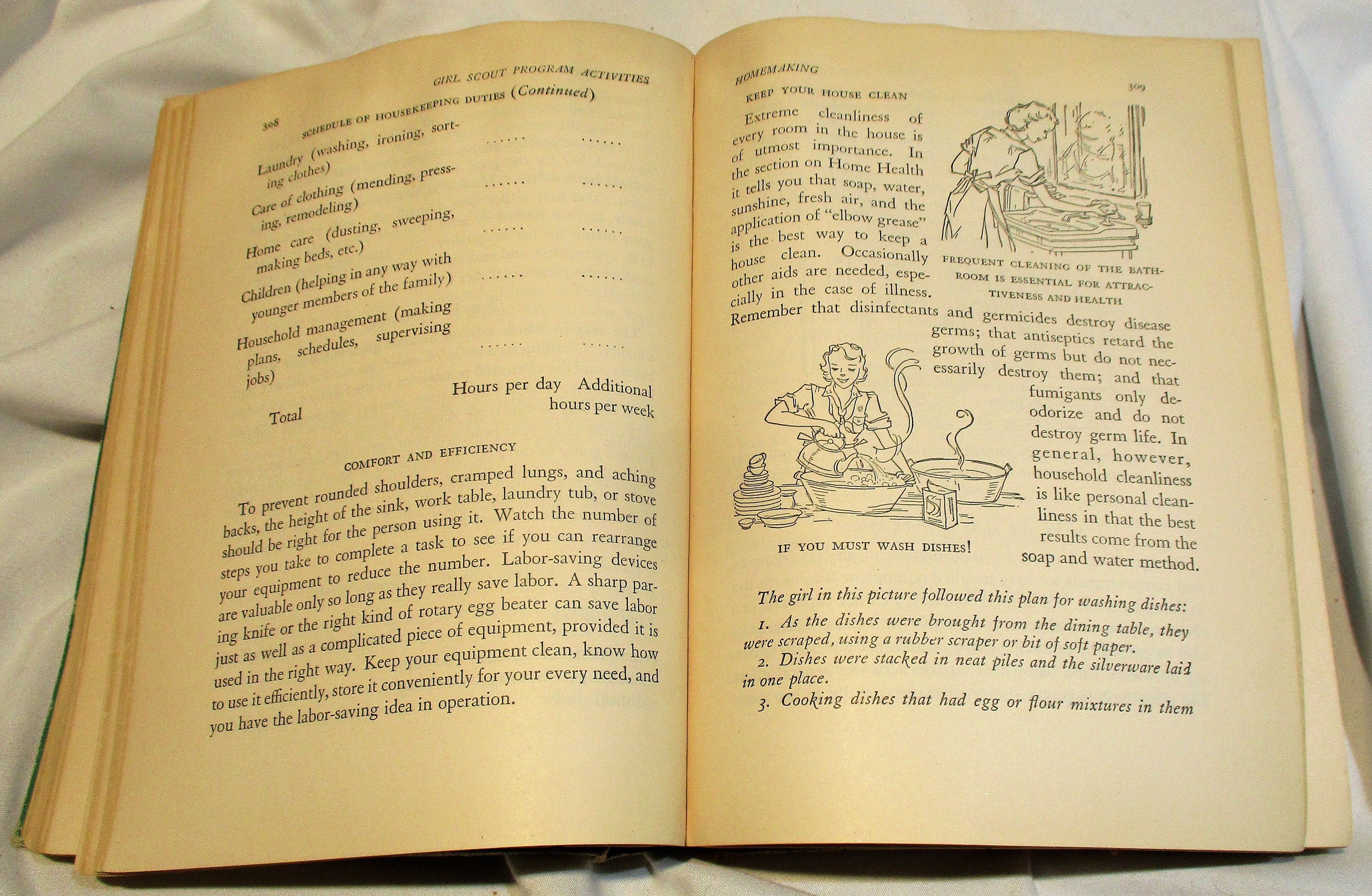 1940 Girl Scout Handbook, Mid Century Retro Book, Vintage Girl Scouts ...