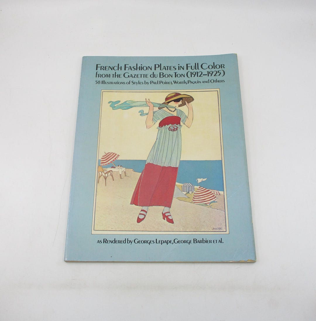 1979 Art Deco French Fashion Plates Book: Gazette Du Bon Ton - Etsy