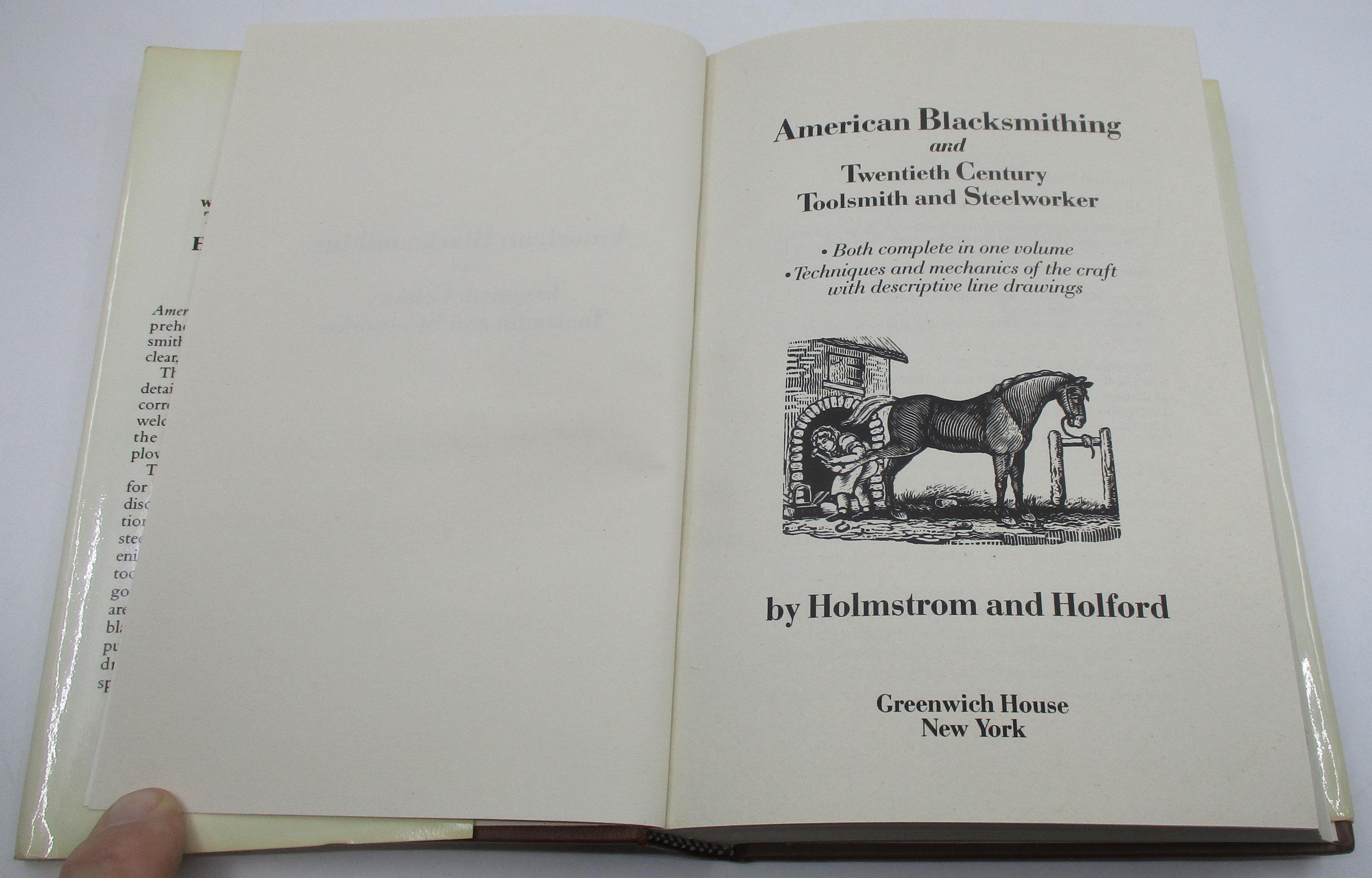 1982 Blacksmithing Manual: Toolsmith & Steelworker Handbook - Etsy