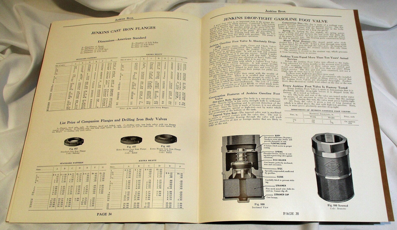 1930 Jenkins Brothers Valve Catalog Plus 3 Extra Catalogs - Etsy