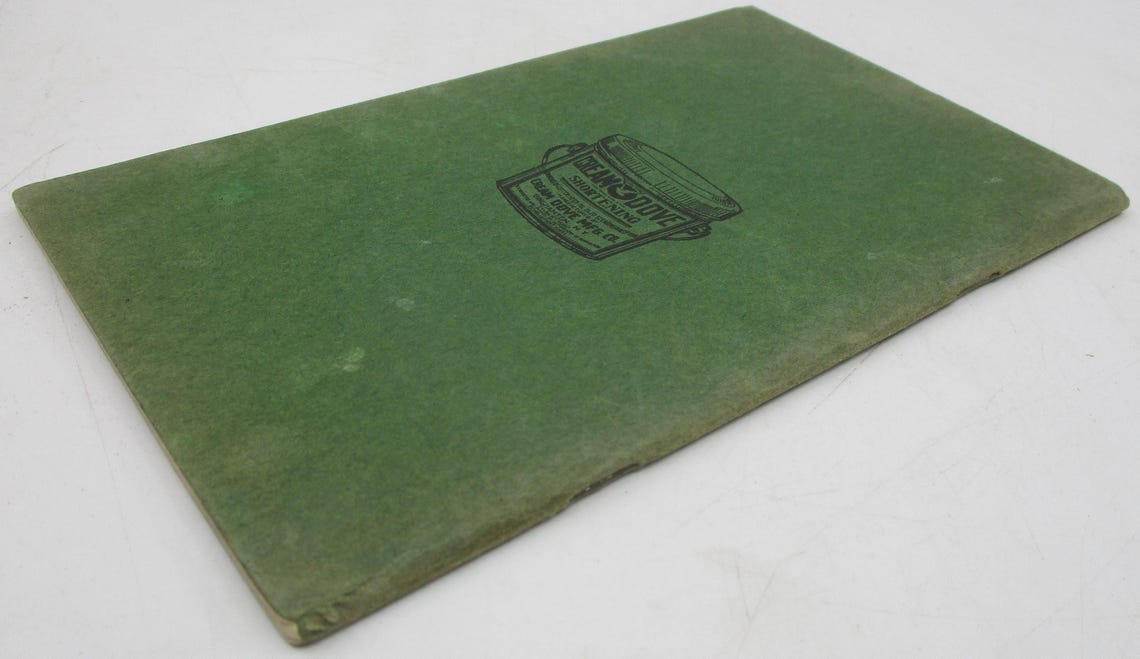Undated Cream Dove Shortening Pamphlet, Early 1900s Food Advertising ...