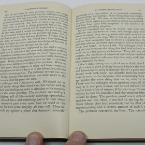 1949 A Surgeon's Domain, Vintage Medical Memoir, Medical School ...