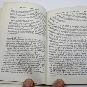 1973 Milling in the Lathe, Industrial Equipment Reference Handbook, Old ...