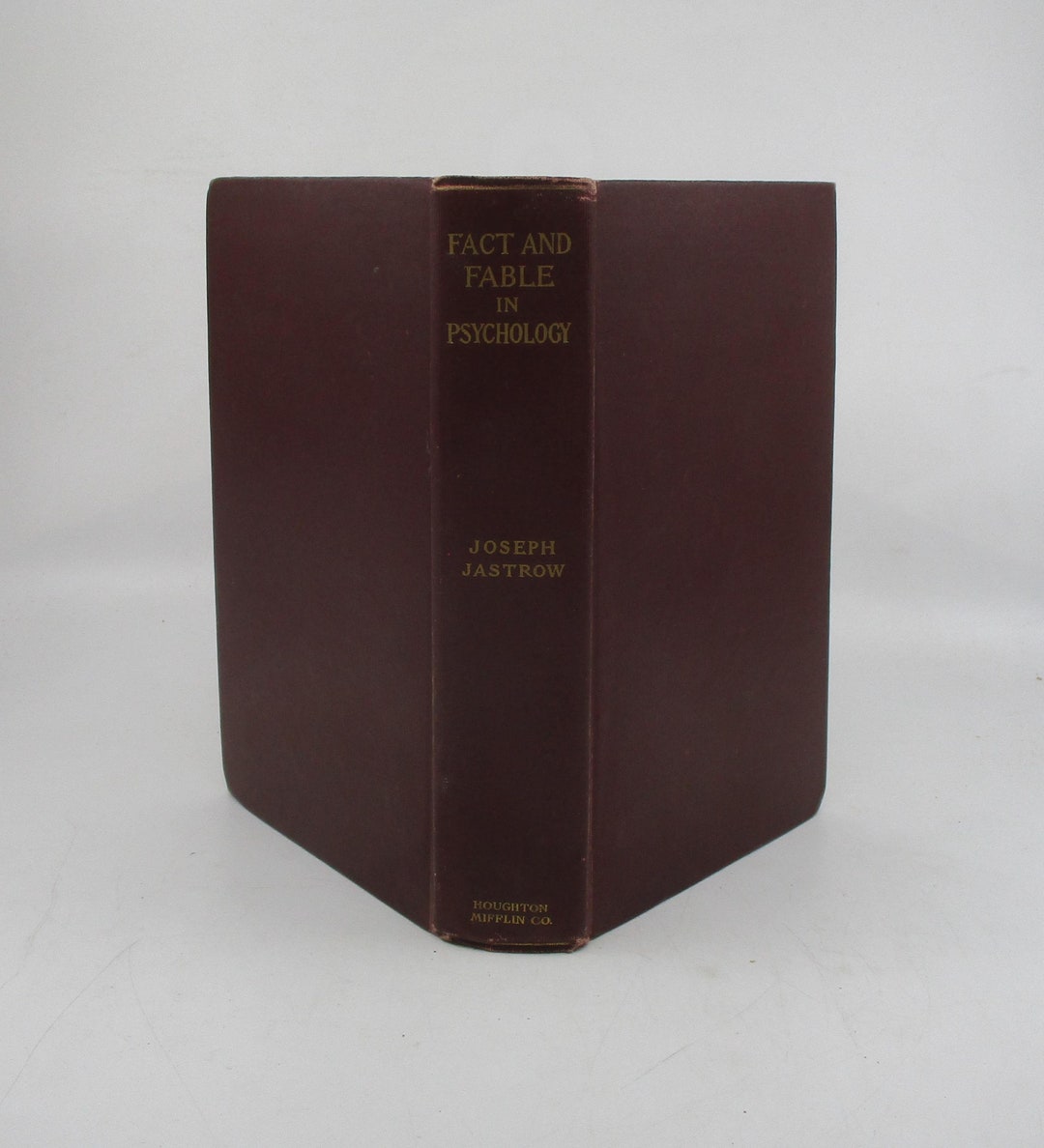 1900 Psychology & Occult Book: Fact and Fable by Joseph Jastrow - Etsy