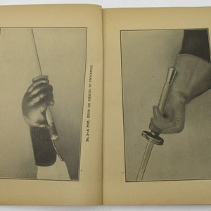 1925 the Art of Fencing, Spalding Red Cover Athletic Handbook Series ...